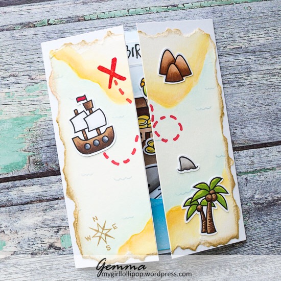 Treasure Map Fold Out Card – mygirllollipop
