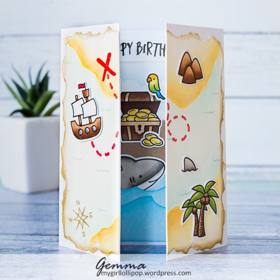 Treasure Map Fold Out Card – mygirllollipop