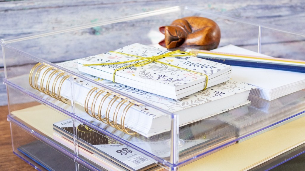 Deflecto Stackable Storage Trays Review – mygirllollipop