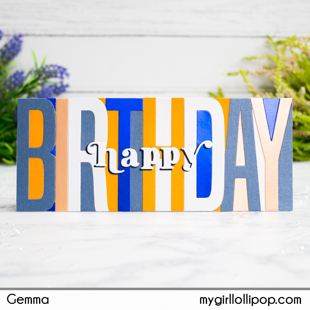 Be Bold Color Block Happy Birthday – mygirllollipop